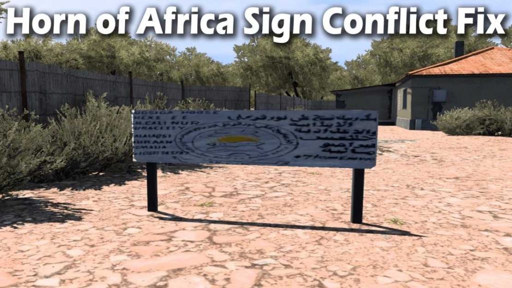 Corne de l'Afrique Sign Conflict FIX v1.0 1.49 ETS2 - ETS2 Mod | ATS Mod
