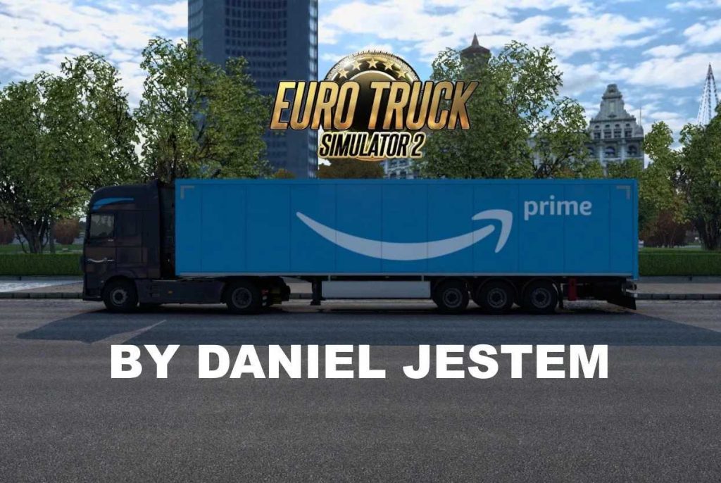 Amazon Prime (Skin Camion + Remorque) v1.0 ETS2 - ETS2 Mod | ATS Mod