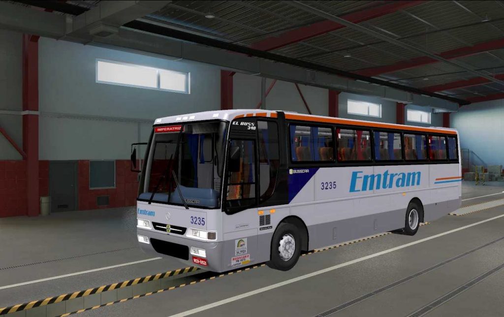 Busscar El Buss 340 Mercedes Benz Of-1721 ATS & ETS2 1.49 Mod - ETS2 ...