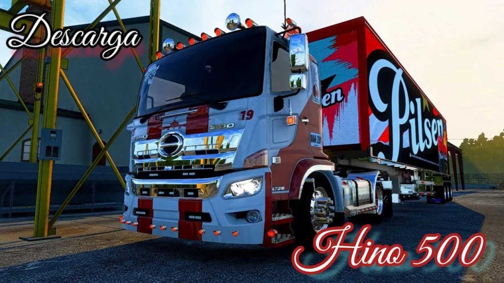 Hino 500 1726 Camion + Intérieur v1.0 1.49.x ATS - ETS2 Mod | ATS Mod