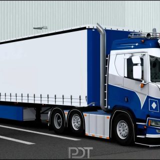 Scania R580 Petignaud + Remorque Pacton v1.49 ETS2 - ETS2 Mod | ATS Mod