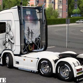 Scania Woman Skin 03 1.49 MISE À JOUR v1.0 ETS2 - ETS2 Mod | ATS Mod