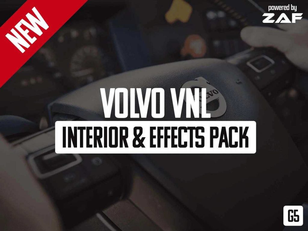 Pack intérieur et effets Volvo VNL v1.0 1.49 ATS - ETS2 Mod | ATS Mod