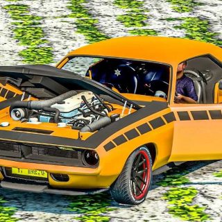 Plymouth Barracuda 2016/1968 v1.1 1.49.x ETS2 - ETS2 Mod | ATS Mod
