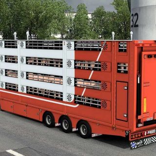 Remorque à bétail Pezzaioli v7.0 1.49 ETS2 - ETS2 Mod | ATS Mod