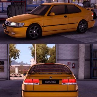 Saab 9-3 Aéro 2002 v1.1 ETS2 - ETS2 Mod | ATS Mod