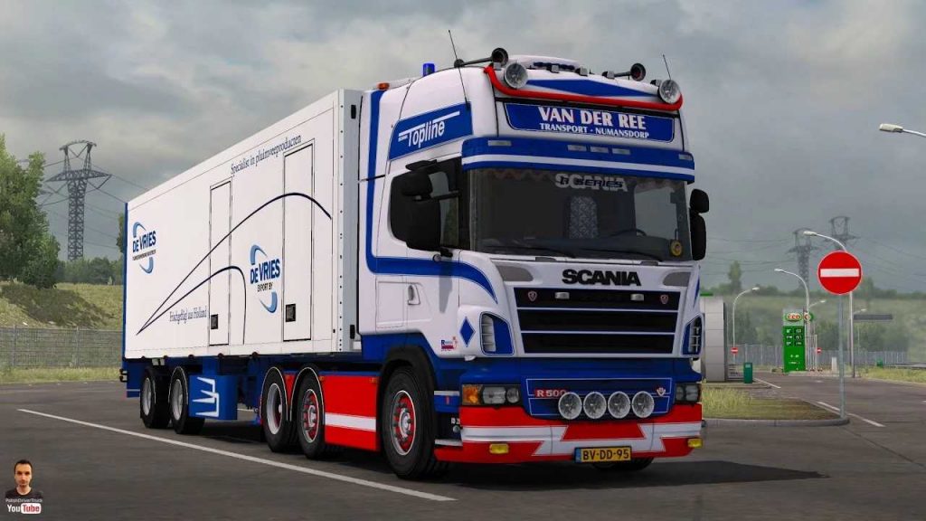 Scania R500 Van Der Ree v1.49 ETS2 - ETS2 Mod | ATS Mod