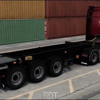 Scania S450 + Remorque Geelhoed v2.0 1.49 ETS2 - ETS2 Mod | ATS Mod