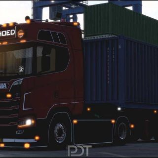 Scania S450 + Remorque Geelhoed v2.0 1.49 ETS2 - ETS2 Mod | ATS Mod