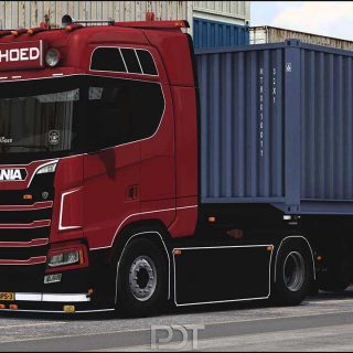 Scania S450 + Remorque Geelhoed v2.0 1.49 ETS2 - ETS2 Mod | ATS Mod