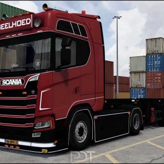 Scania S450 + Remorque Geelhoed v2.0 1.49 ETS2 - ETS2 Mod | ATS Mod