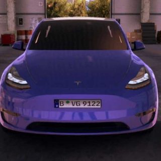 Tesla Model Y 2022 1.49 ATS - ETS2 Mod | ATS Mod
