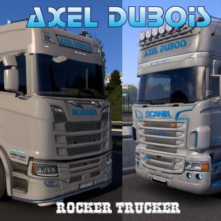 Axel Dubois Skin Pack v1.0 ETS2 - ETS2 Mod | ATS Mod
