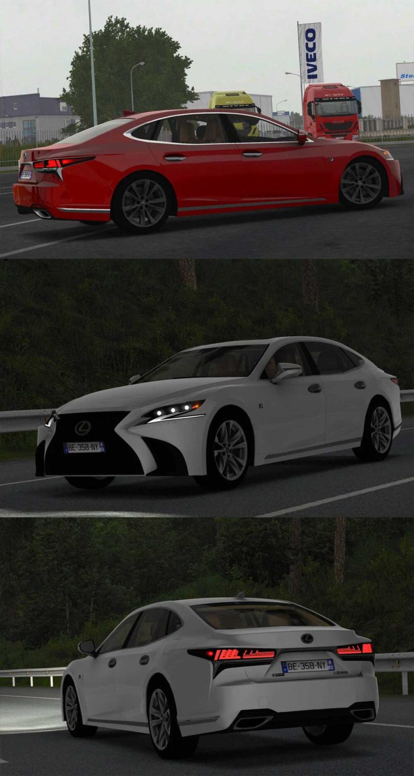 Lexus LS 500 F-Sport 2018 v1.3 - 1.50 ATS - ETS2 Mod | ATS Mod
