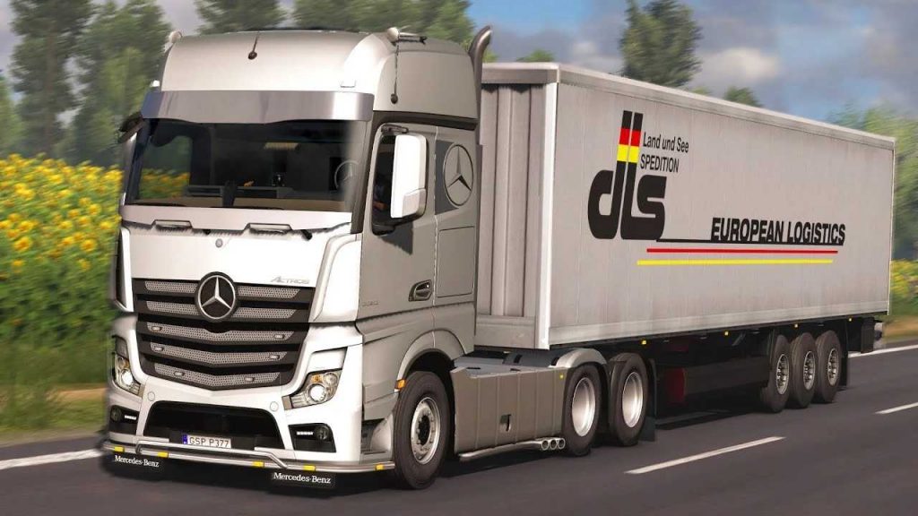 MERCEDES ACTROS MP4 REWORK V3.5 ETS2 - ETS2 Mod | ATS Mod