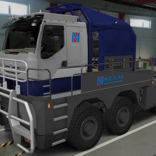 RENAULT KERAX TRACTOMAS 8X8 v2.0 1.49.x ETS2 - ETS2 Mod | ATS Mod