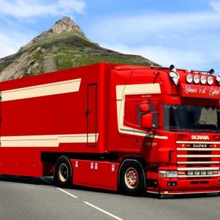 Scania 164L Flower Shuttle Combo v1.0 1.49 ETS2 - ETS2 Mod | ATS Mod