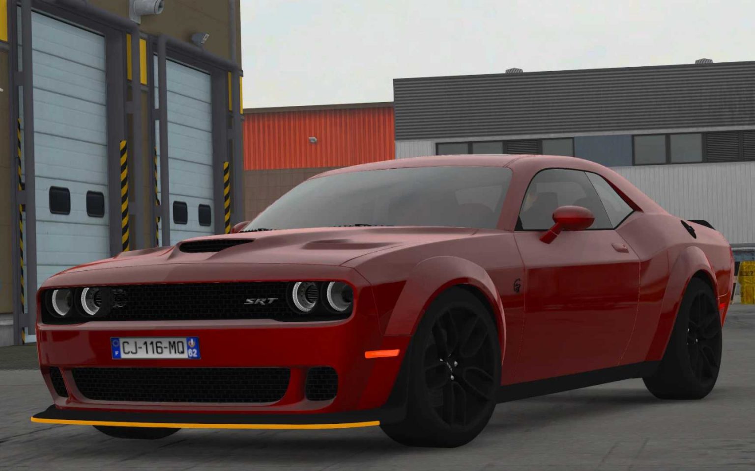 Dodge Challenger SRT Hellcat Widebody 2018 V1.8 1.50 ETS2 - ETS2 Mod ...