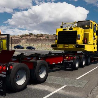 ETNYRE BLACK HAWK LOWBOY v4.0 1.49 ATS - ETS2 Mod | ATS Mod