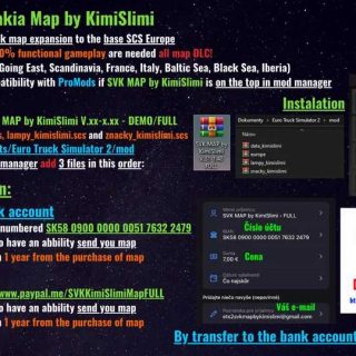 SVK MAP par KimiSlimi DEMO/COMPLET v35/1.50 ETS2 - ETS2 Mod | ATS Mod