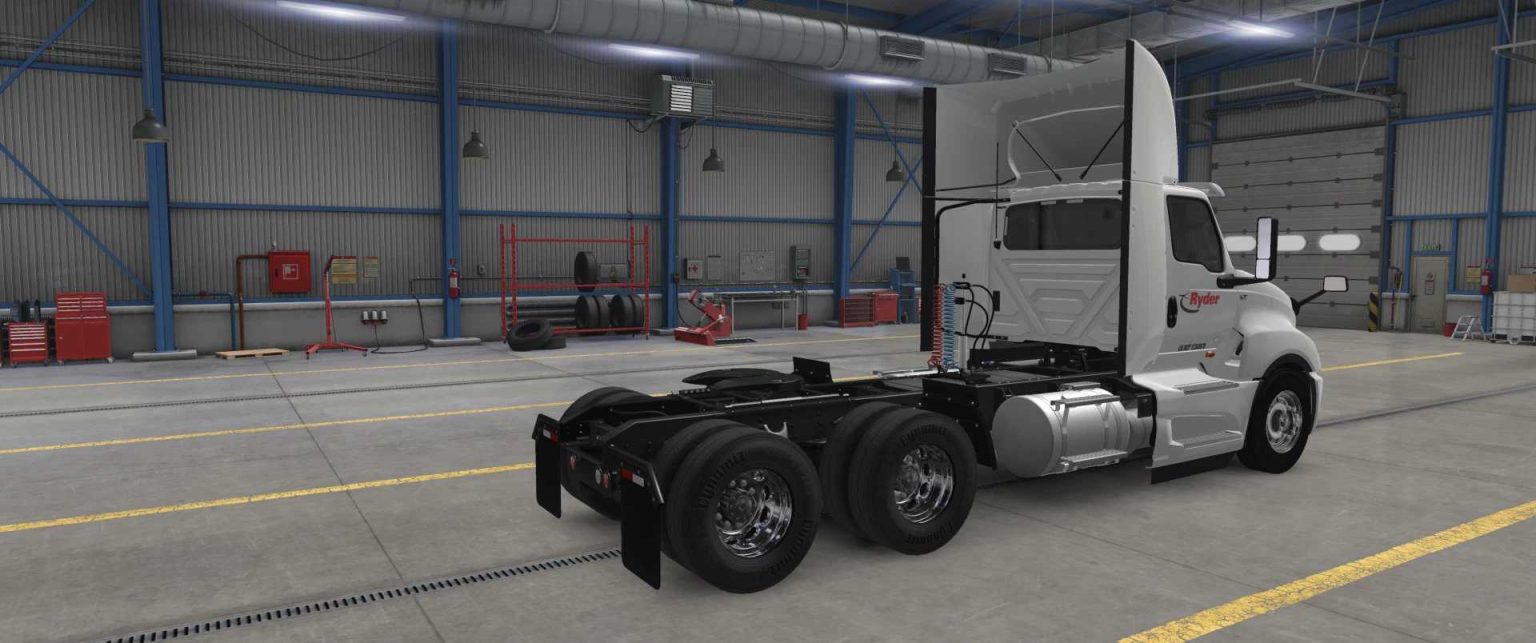 International Ryder Skin Day Cab v1.0 ATS - ETS2 Mod | ATS Mod