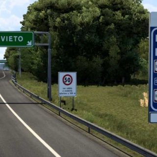 Italie Sign Rework v3.0 1.50 ETS2 - ETS2 Mod | ATS Mod