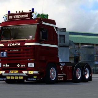 Scania 143M 500 V8 Intercargo v1.4 ETS2 - ETS2 Mod | ATS Mod