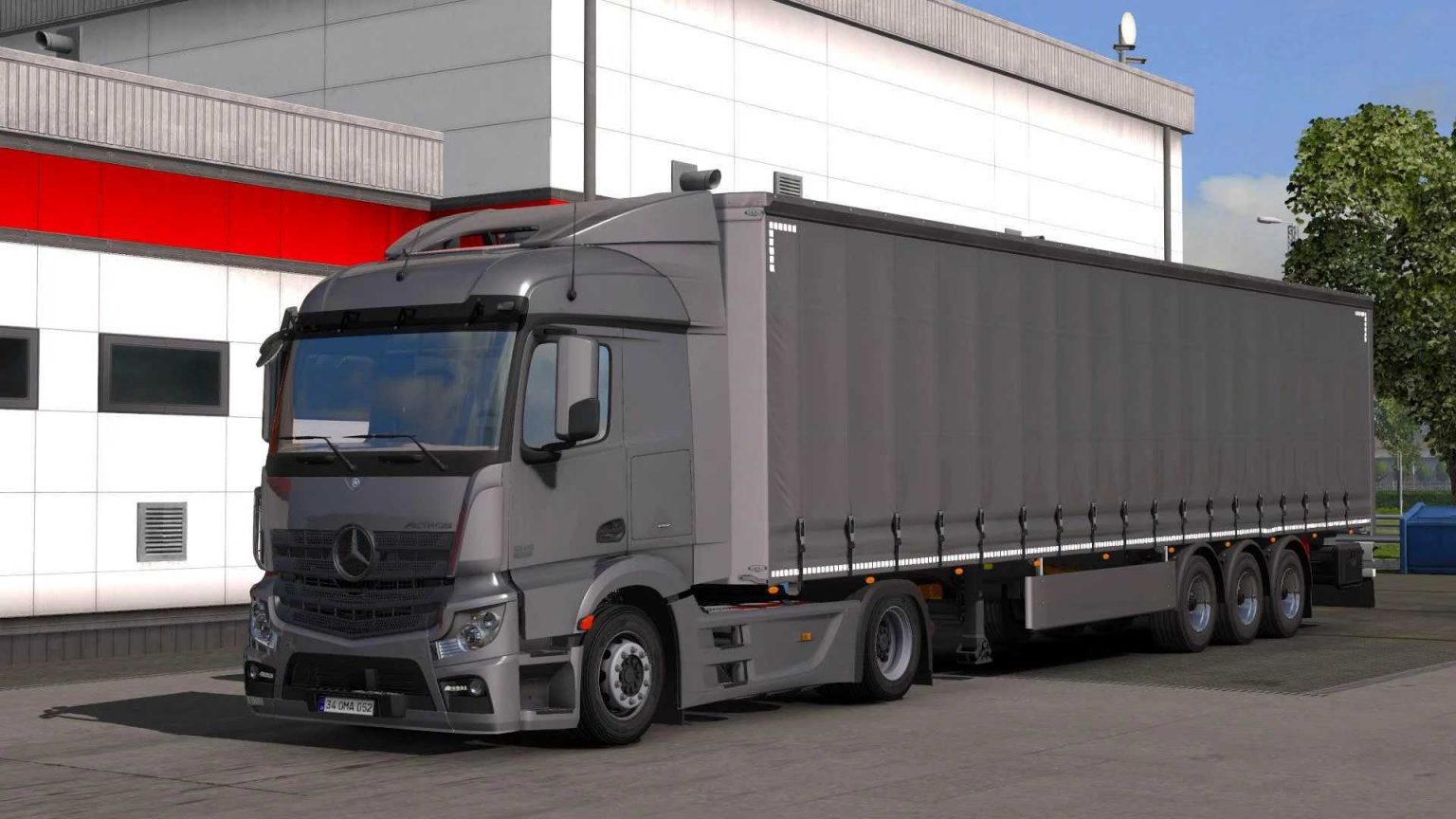 Mercedes Benz Actros MP4 1.51 ETS2 - ETS2 Mod | ATS Mod