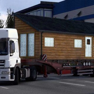 Remorque de transport de caravanes européennes v3.1 ETS2 - ETS2 Mod ...