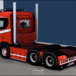 Scania R650 Kleinjan Transport B.V + remorque v13.0 ETS2 - ETS2 Mod | ATS Mod
