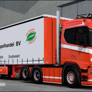 Scania R650 Kleinjan Transport B.V + remorque v13.0 ETS2 - ETS2 Mod | ATS Mod