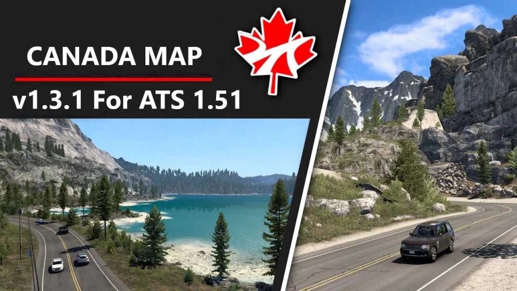 Carte du Canada v1.3.1 1.51 ATS - ETS2 Mod | ATS Mod