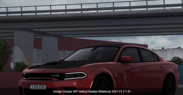 Dodge Charger SRT Hellcat Redeye Widebody 2021 V1.2 ETS2 - ETS2 Mod ...