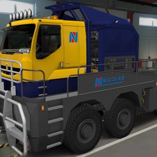 Renault KERAX TRACTOMAS 8X8 v2.1 1.51.x ETS2 - ETS2 Mod | ATS Mod