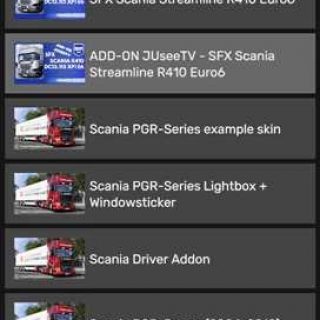 [Module complémentaire] SFX Scania Sound Mods pour Scania PGR par ...