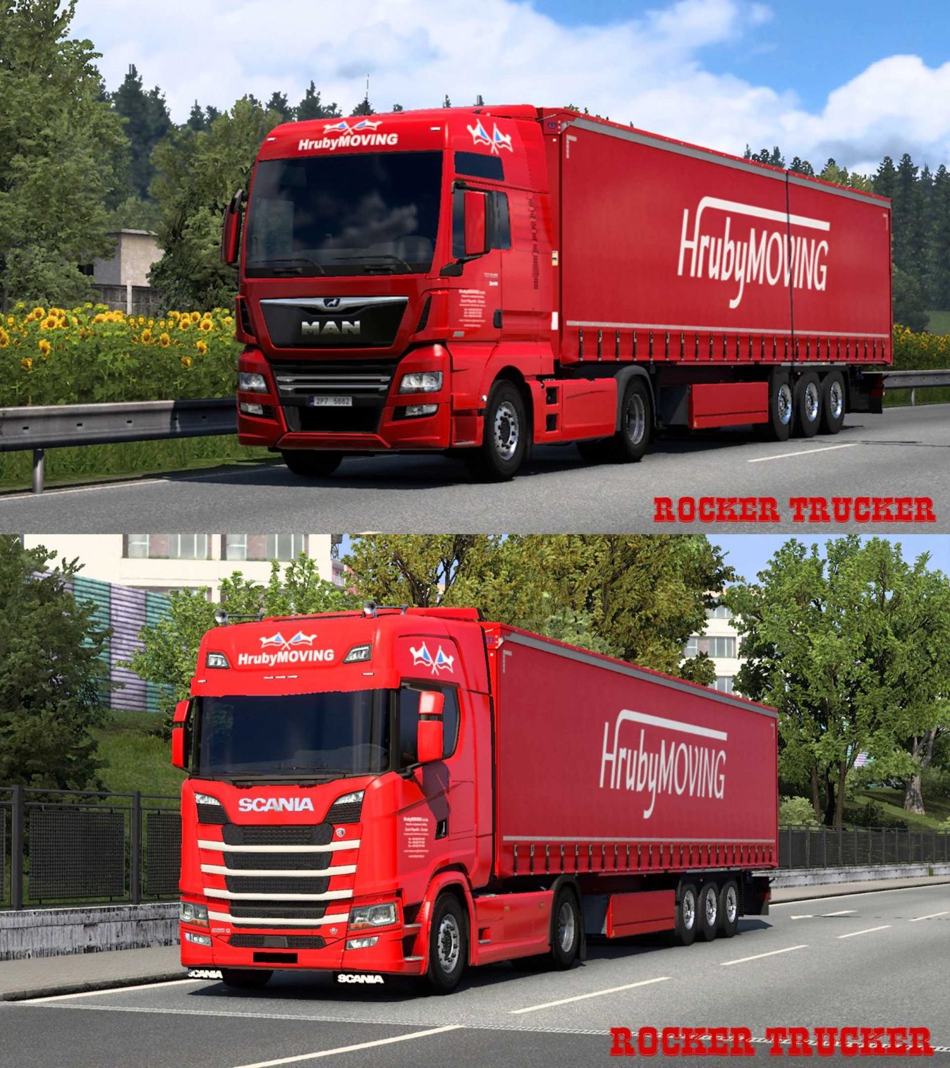 Pack de skins HrubyMOVING sro v1.0 ETS2 - ETS2 Mod | ATS Mod