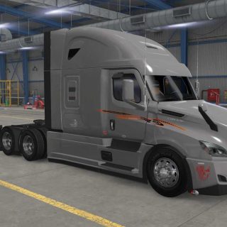 Skin Schneider Cascadia 72 RR v1.0 ATS - ETS2 Mod | ATS Mod