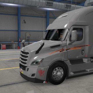 Skin Schneider Cascadia 72 RR v1.0 ATS - ETS2 Mod | ATS Mod