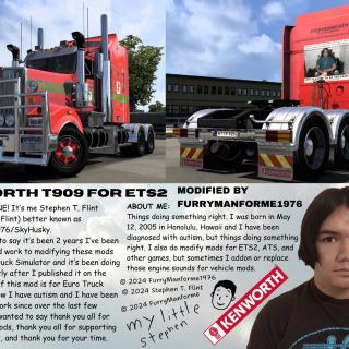 Kenworth T909 v6.2 1.53 ETS2 - ETS2 Mod | ATS Mod