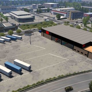Modèle de dépôt ouvert et version préfabriquée v1.0 ETS2 - ETS2 Mod ...