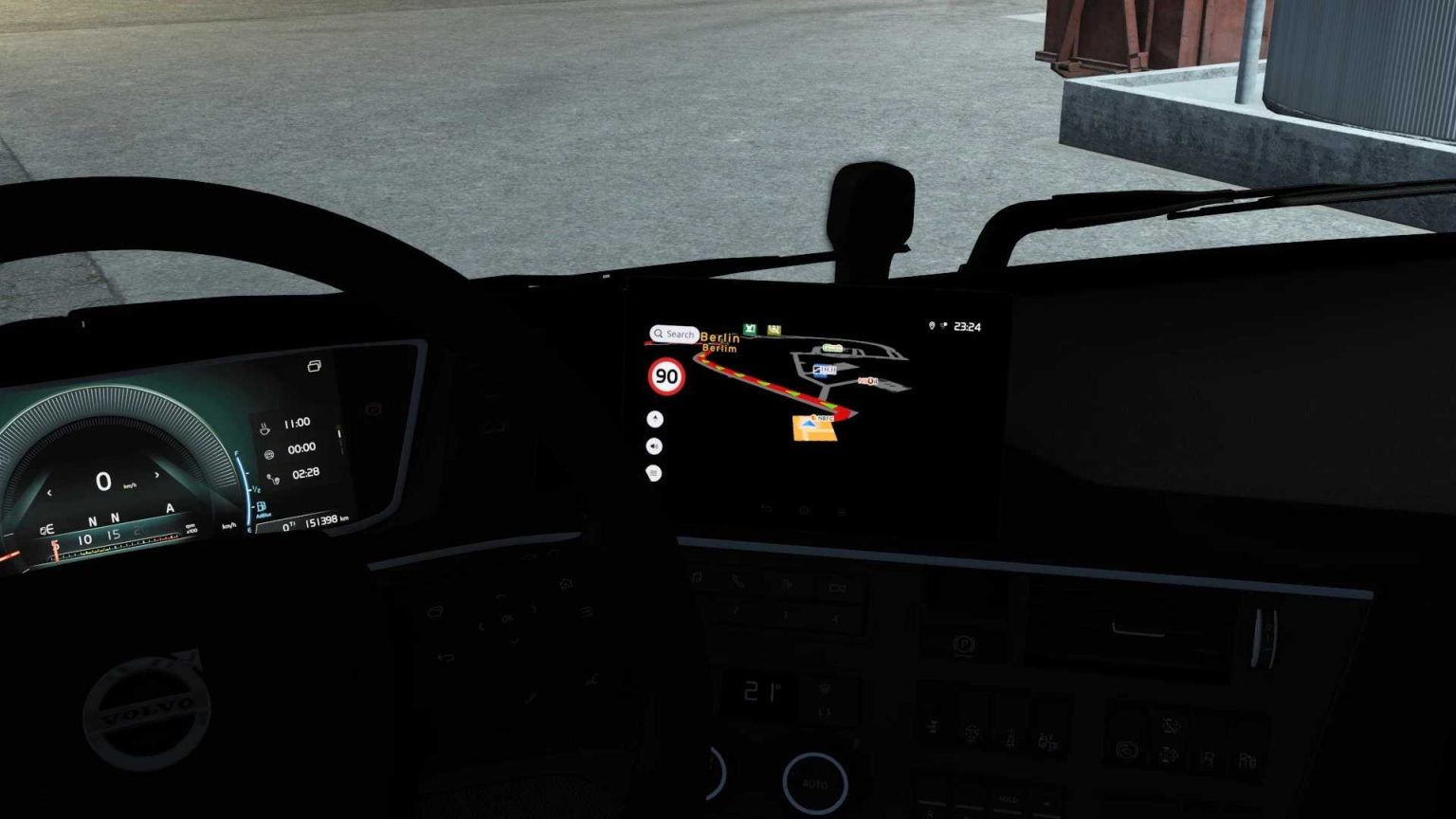 VITESSE 90 KM/H TRANSPORT SPÉCIAL 05 11 2024 1.0 1.53 ETS2 - ETS2 Mod ...