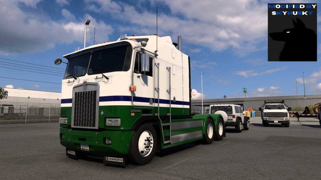 Kenworth K100E SkyHusky Mise à jour Édition 2.0 ATS - ETS2 Mod | ATS Mod