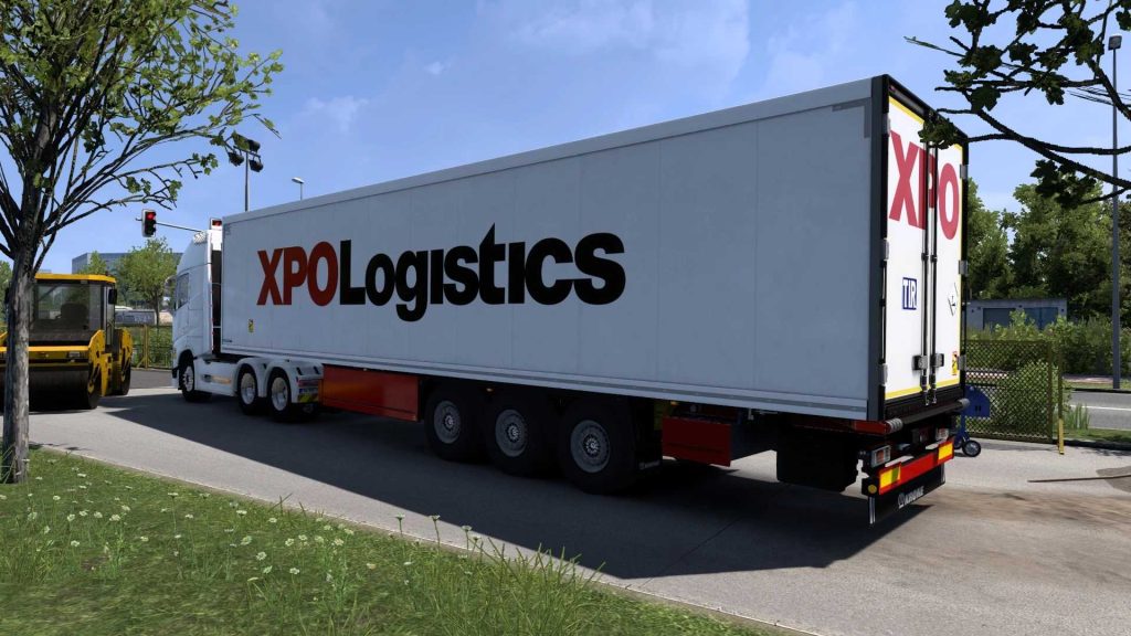 XPO LOGISTICS KRONE COOL LINER 02 12 2024 1,0 1,53 ETS2 - ETS2 Mod | ATS Mod