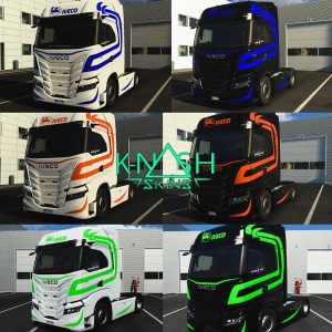 Skins Iveco S-way v1.0 ETS2 - ETS2 Mod | ATS Mod