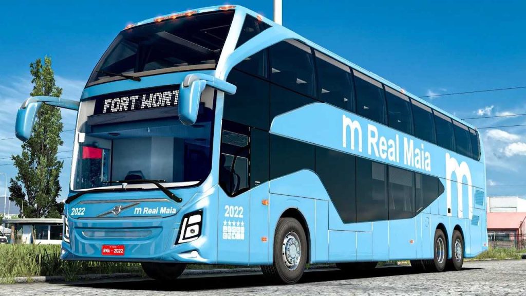 VOLVO 9800 DD VLV B13R V4 V1.53 ETS2 - ETS2 Mod | ATS Mod