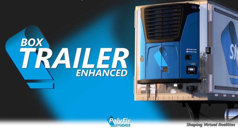 Box Trailer Enhanced v0.1 ATS - ETS2 Mod | ATS Mod