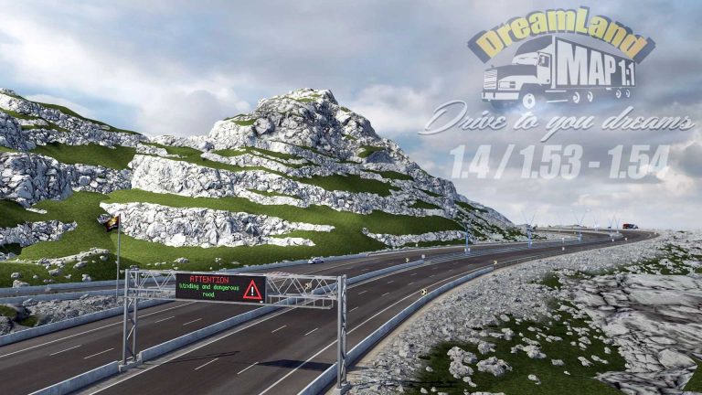 Carte DreamLand v1.4 ETS2 - ETS2 Mod | ATS Mod