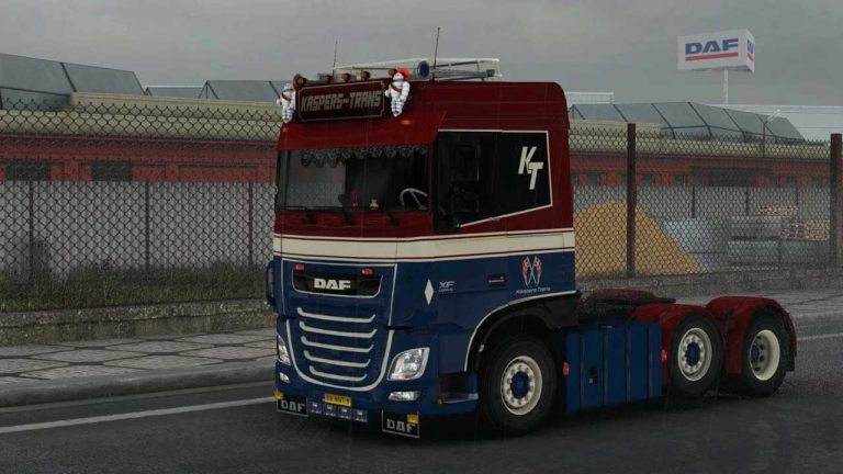 Galerie de toit pour DAF E6 v2.0 ETS2 - ETS2 Mod | ATS Mod