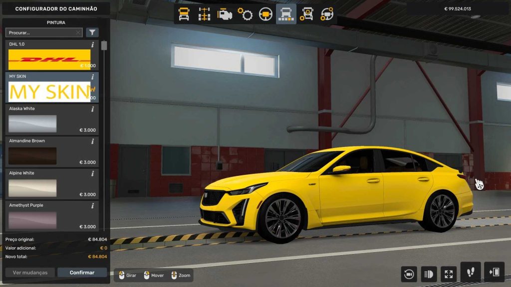 MODÈLE + ÉDITION DE PEAU CADILLAC CT5-V BLACK WING 2022 1.54 ATS - ETS2 Mod | ATS Mod