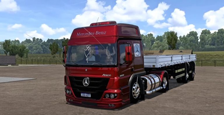 Mercedes Benz Atego 1.54 ETS2 - ETS2 Mod | ATS Mod